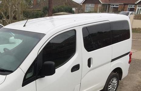 Nissan NV200 N/S/R (Rear) Fixed Window in Privacy Tint – Wholesale Van ...