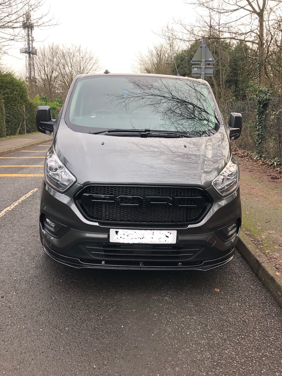 Transit Custom Front Splitter – Under Original Bumper 2018> – Wholesale ...