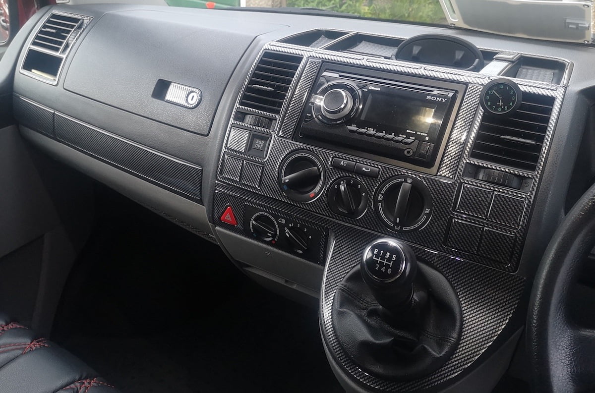 T5 Carbon Fibre Dashboard kit – Wholesale Van Accessories