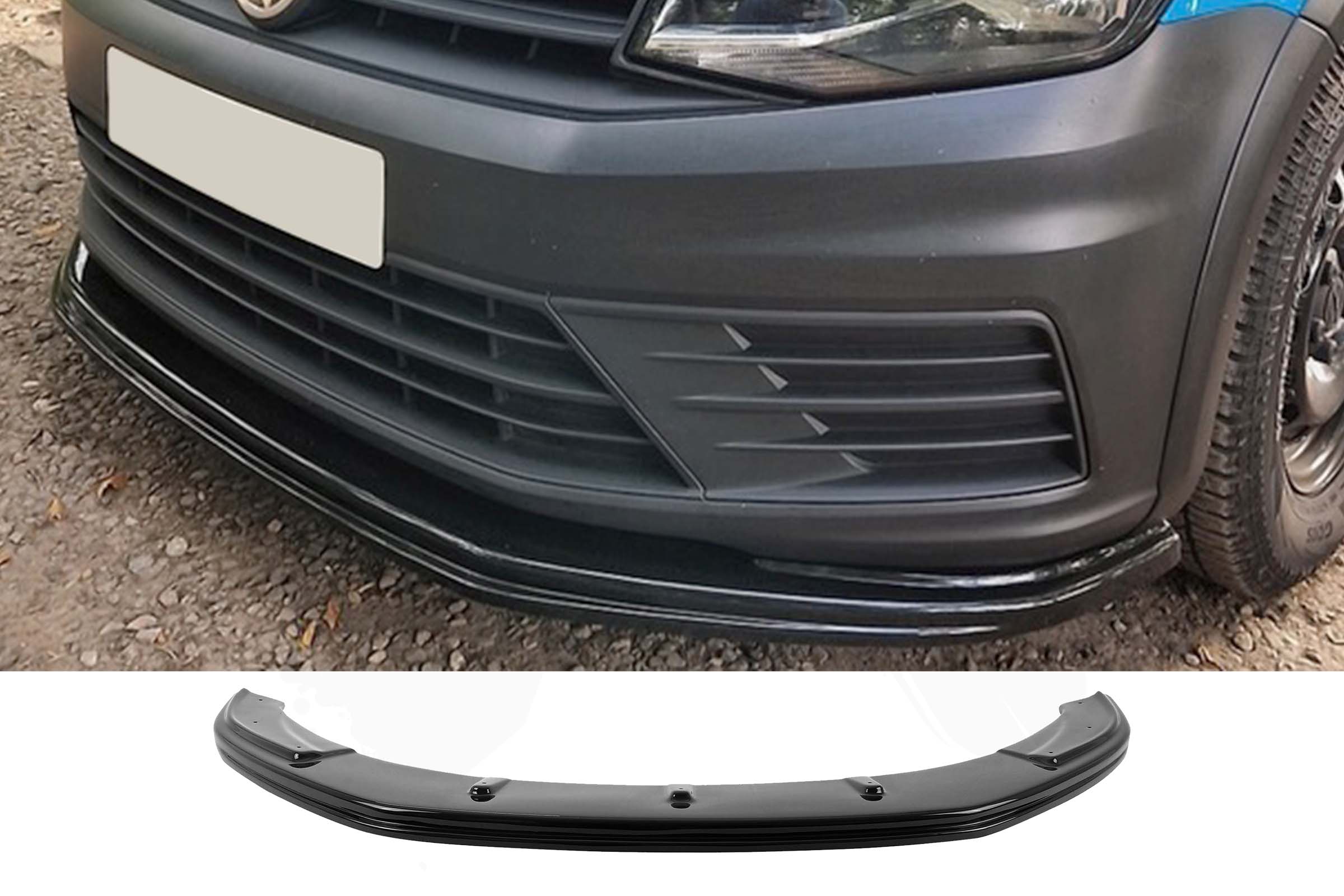 VW Caddy Front Splitter – Under Original Bumper (2015 – 2018 ...