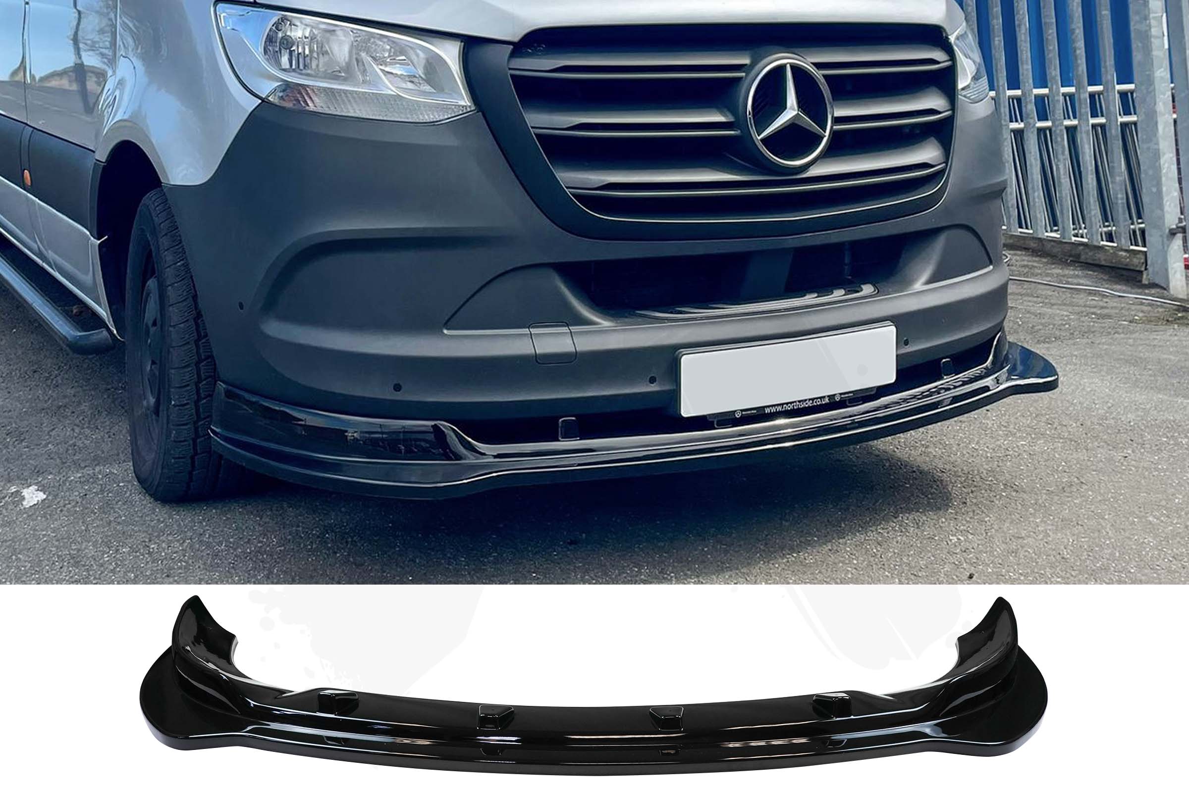 Mercedes Sprinter Front Splitter – Under Original Bumper (2018 ...