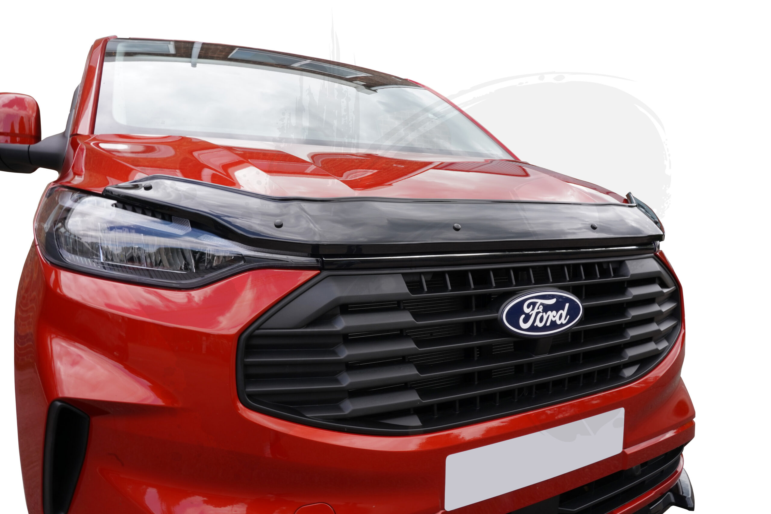 Ford Transit Custom (MK2) 2024> Bonnet Deflector – Gloss Black ...